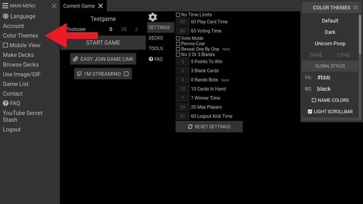 Try playing a picture card. Grab the link, click "Use Image/GIF", paste ...