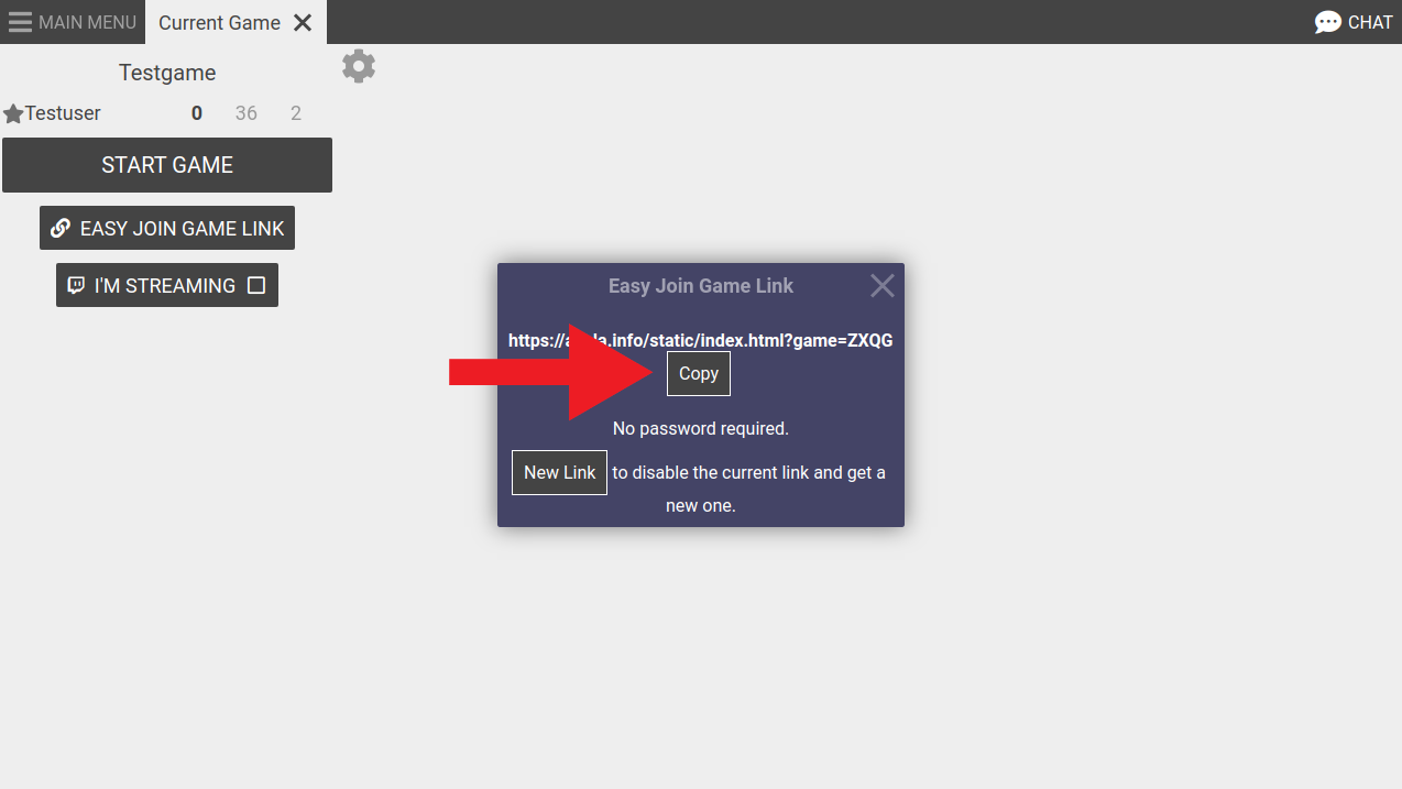 6. Look over the settings. You can change these at any time.